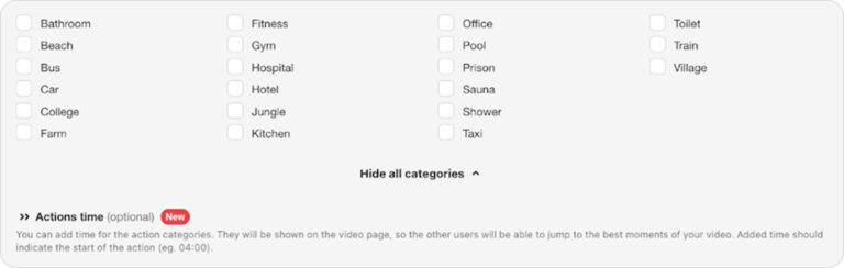 Frequently Used Tags and Categories! | xHamster